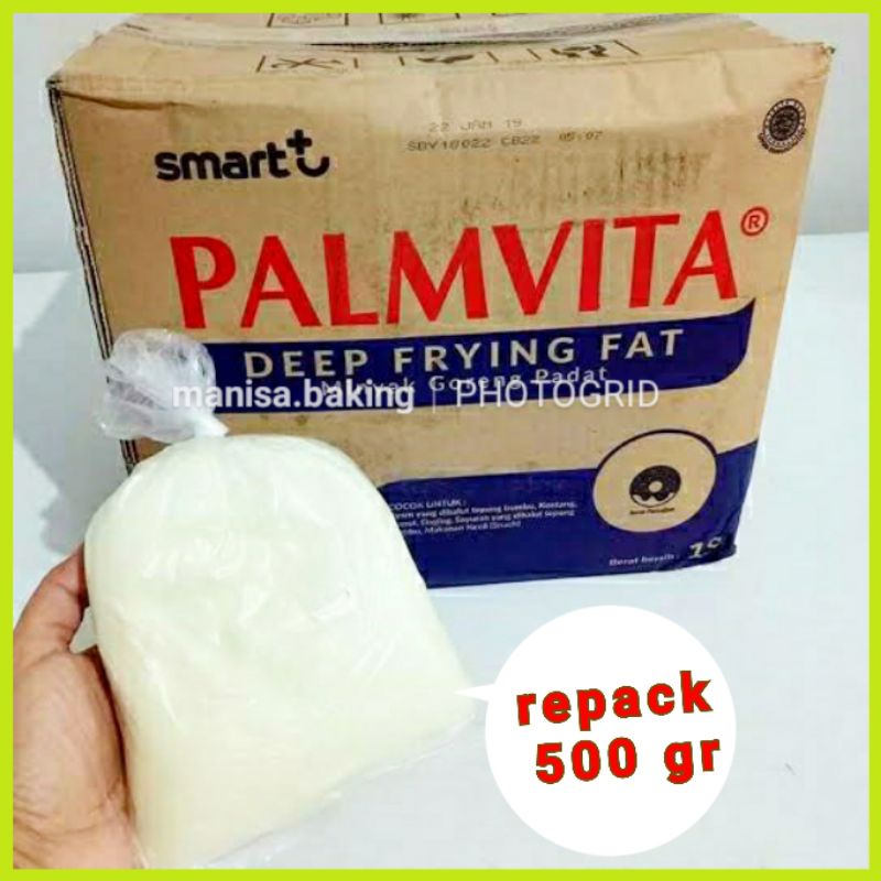 Jual MINYAK PADAT PALMVITA 500 GR REPACK MINYAK BEKU MINYAK DONAT DEEP ...
