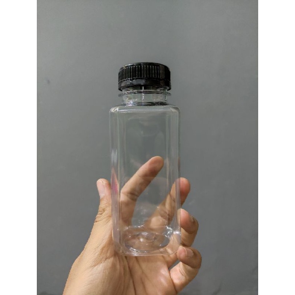 Jual Botol kick 250ml / botol lemon / botol kotak 250ml | Shopee Indonesia