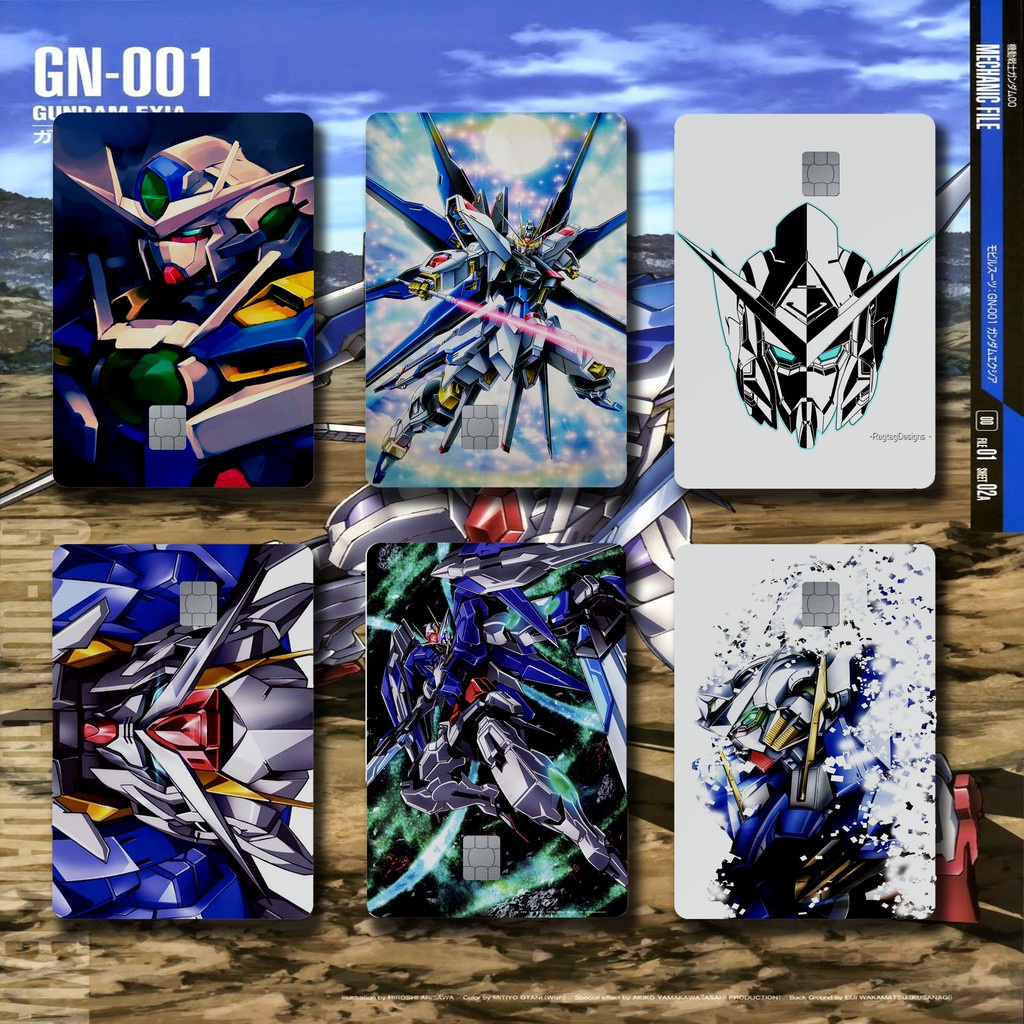 Jual GUNDAM 00 EXIA EDITION | GARSKIN / STICKER KARTU ATM / SKIN KARTU ...