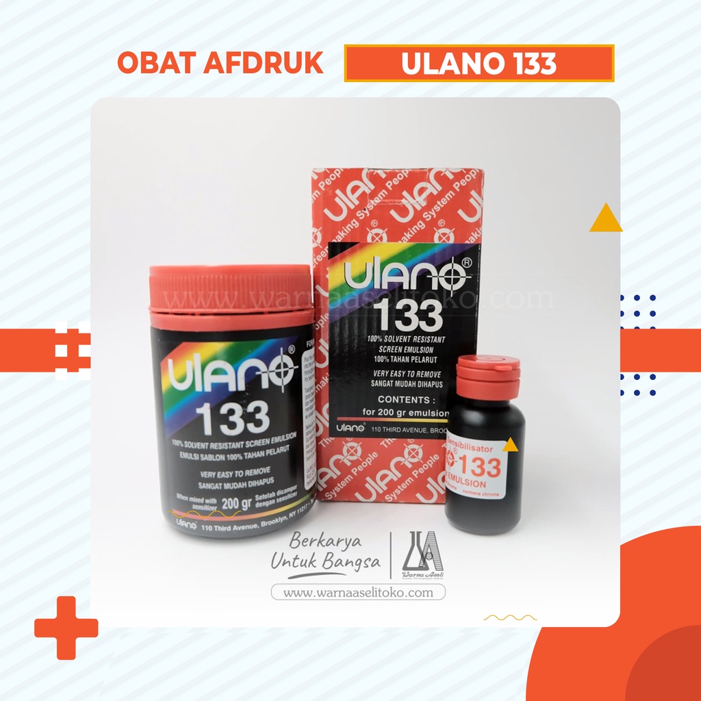Jual Ulano 133 - Kemasan 200 Gram | obat afdruk | Shopee Indonesia