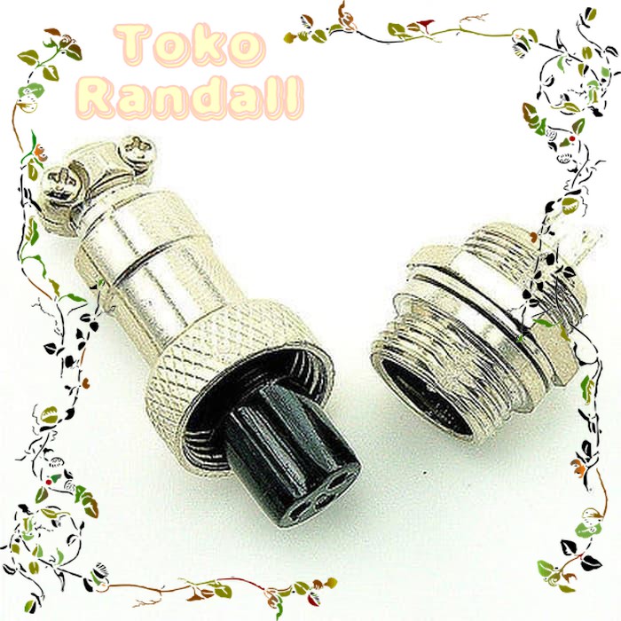 Jual Jack Connector CB 3 Pin Set / Socket CB 3 Pin | Shopee Indonesia