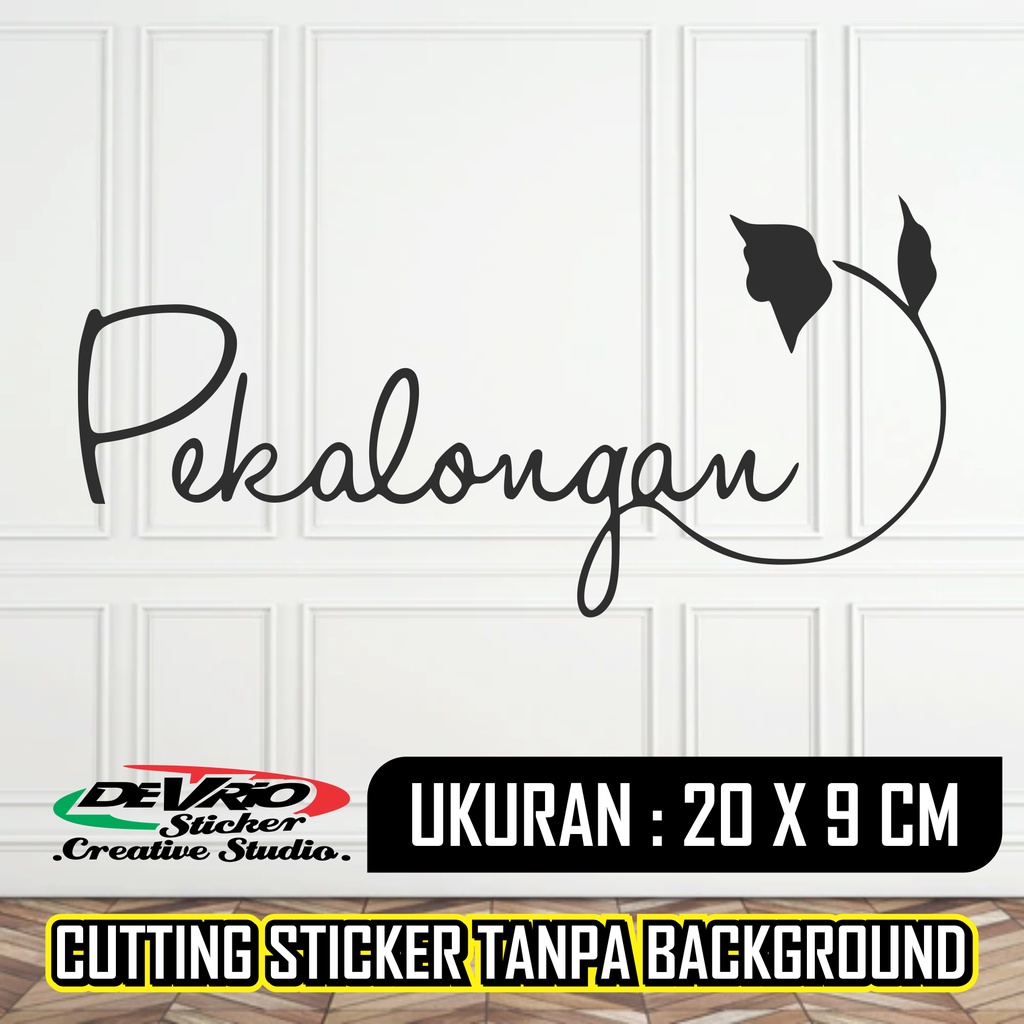 Jual Stiker Pekalongan Kota Batik Cutting Sticker Custom Timbul Motor ...