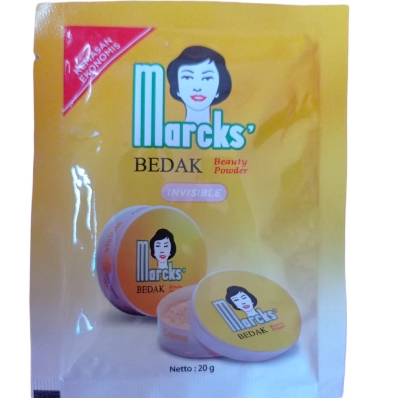 Jual MARCKS Bedak Tabur Sachet 20gr Original | Shopee Indonesia