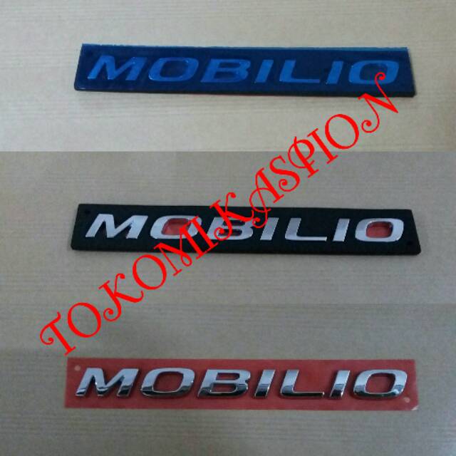 Jual original - emblem mobilio - logo mobilio - tulisan mobilio ...