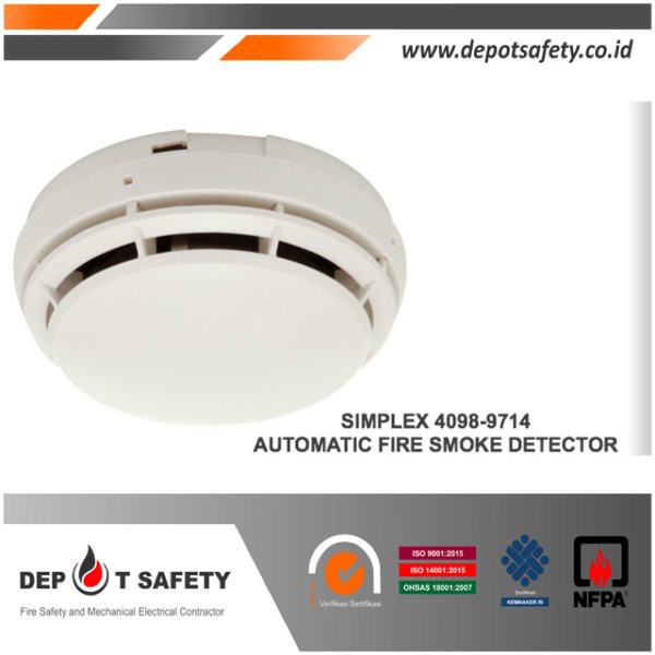 Jual SIMPLEX 4098-9714 AUTOMATIC FIRE SMOKE DETECTOR | Shopee Indonesia