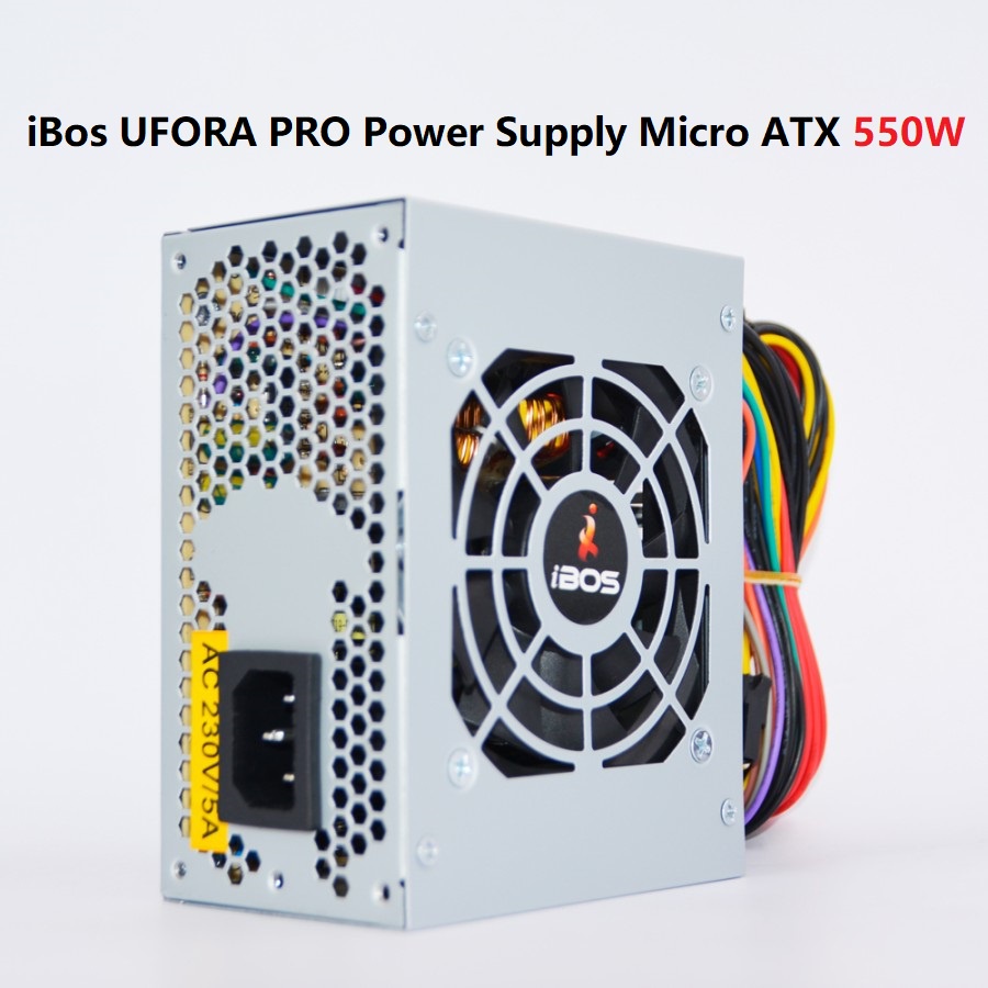 Jual iBOS UFORA PRO 550W Micro ATX Power Supply PSU | Shopee Indonesia