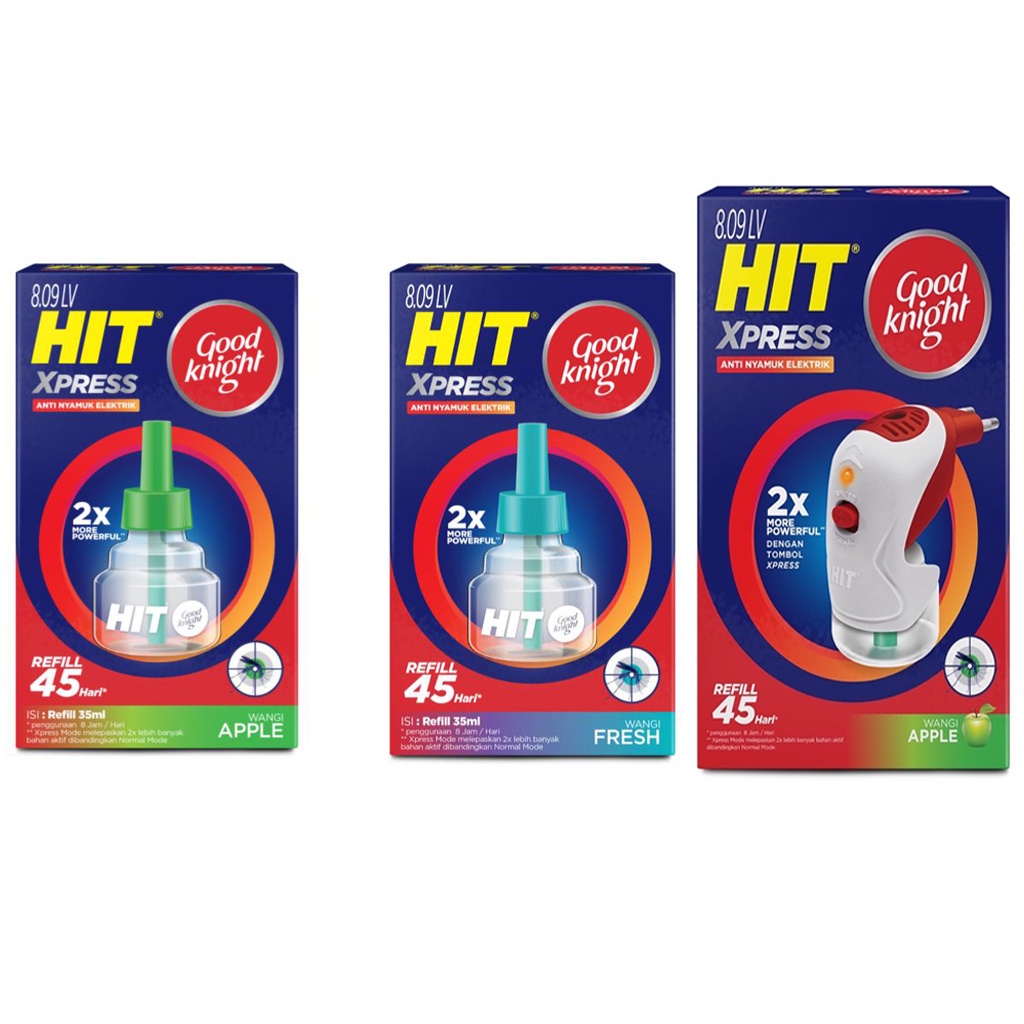 Jual HIT Xpress Good Knight Elektrik Anti Nyamuk (Alat + Refill ...