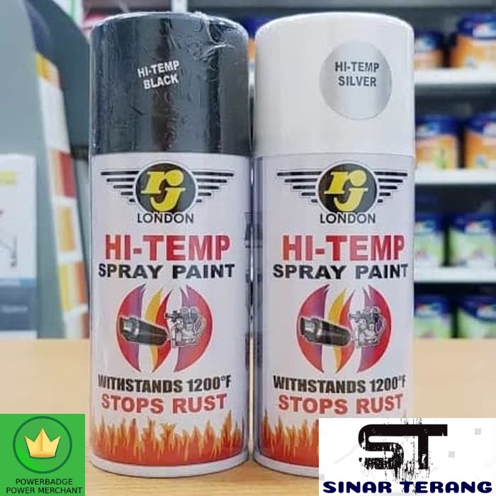Jual Cat Semprot Anti Panas Hi Temp 1200C Merk RJ 150cc | Shopee Indonesia