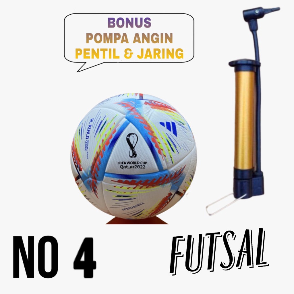 Jual Bola Futsal Size 4 Motif Pildun Terbaru Bahan Pu Import Murah ...