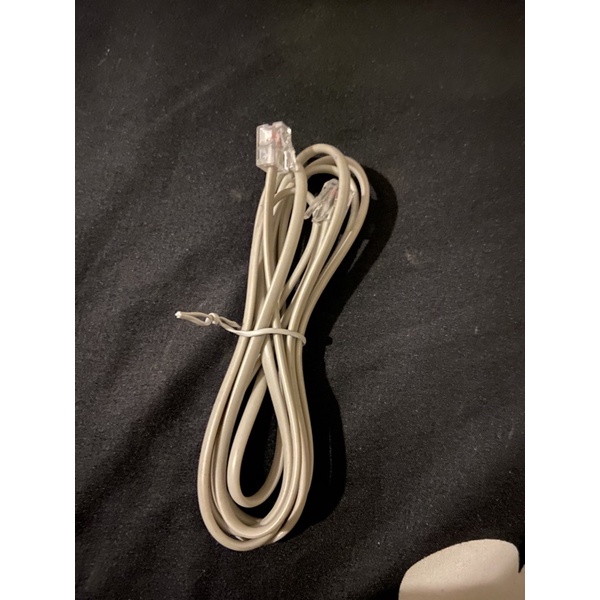 Jual kabel telepon rj 11 2 meter | Shopee Indonesia