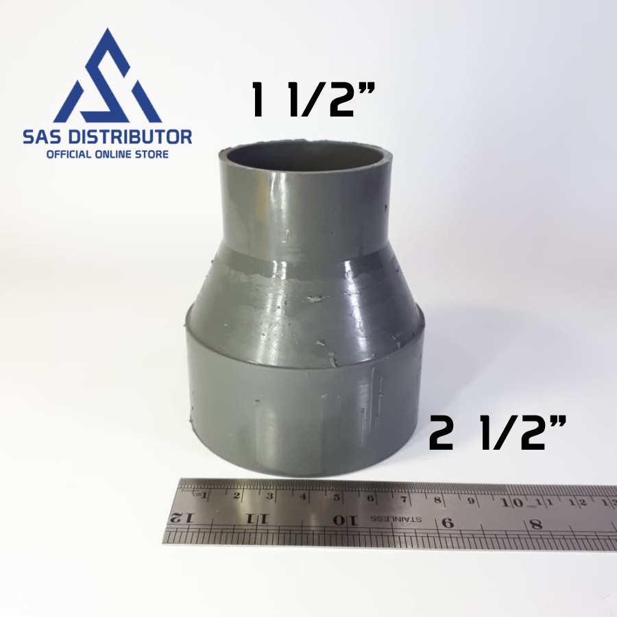 Jual Vlok Sok 2 1/2 x 1 1/2" inch PVC / Plok Sok 2,5 x 1,5 in SPL / Reducer Sock 2 1/2 x 1 1/2 ...