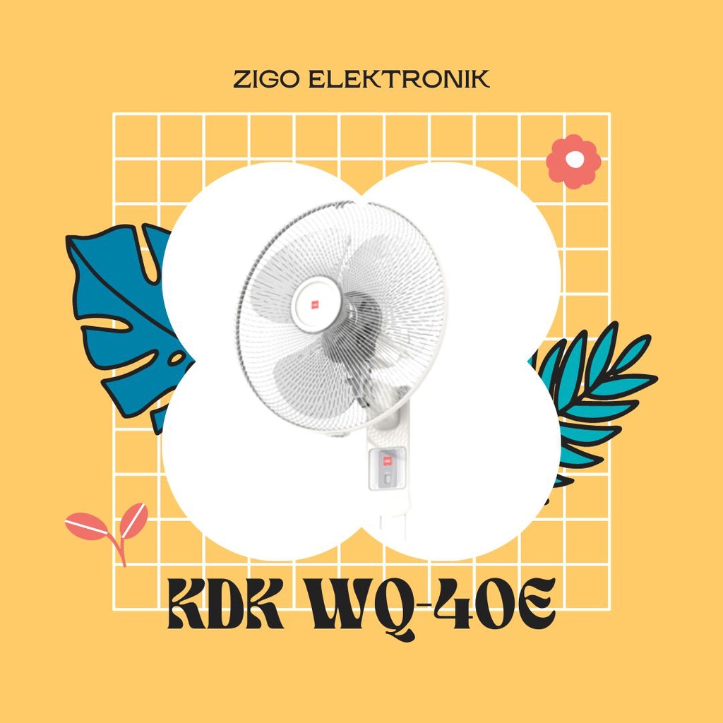 Jual KDK WALL FAN KIPAS ANGIN WQ 40E (16 INCH) | Shopee Indonesia