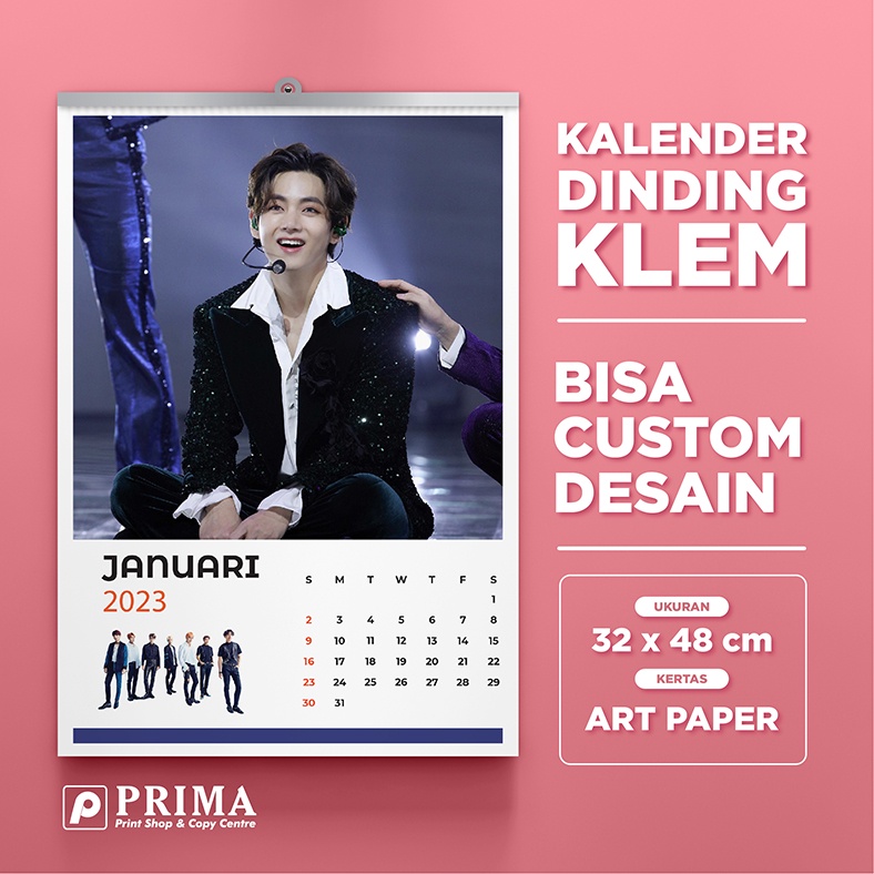 Jual CETAK KALENDER DINDING KLEM ART PAPER | Shopee Indonesia