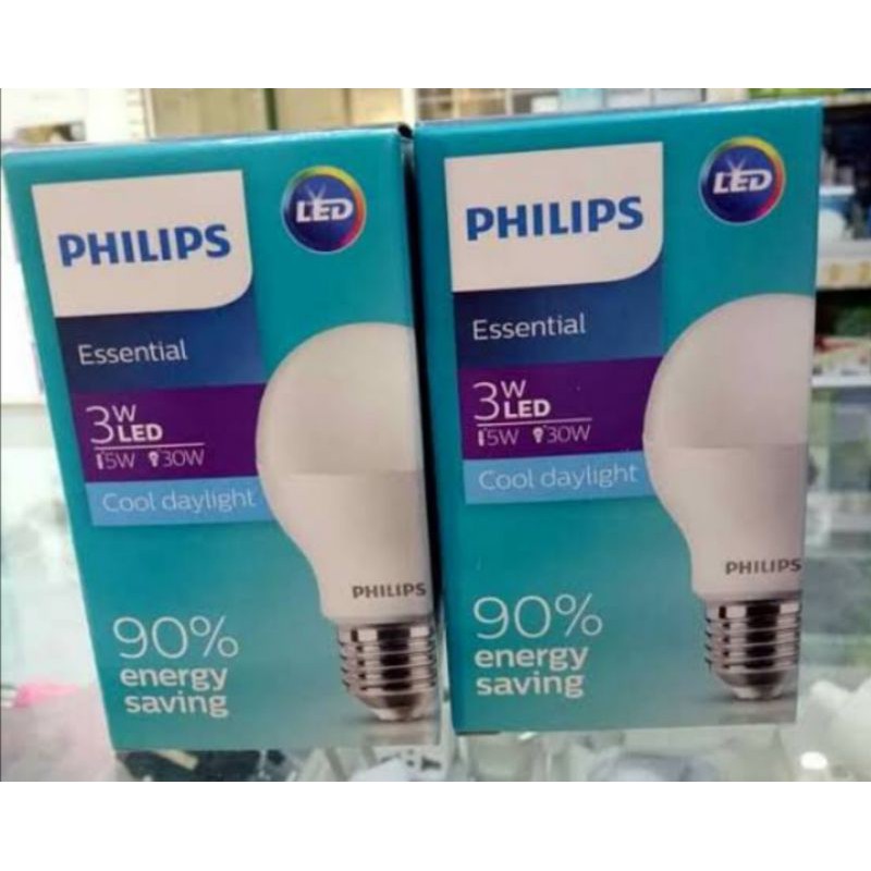 Jual Philips Led essential 3 watt | Shopee Indonesia