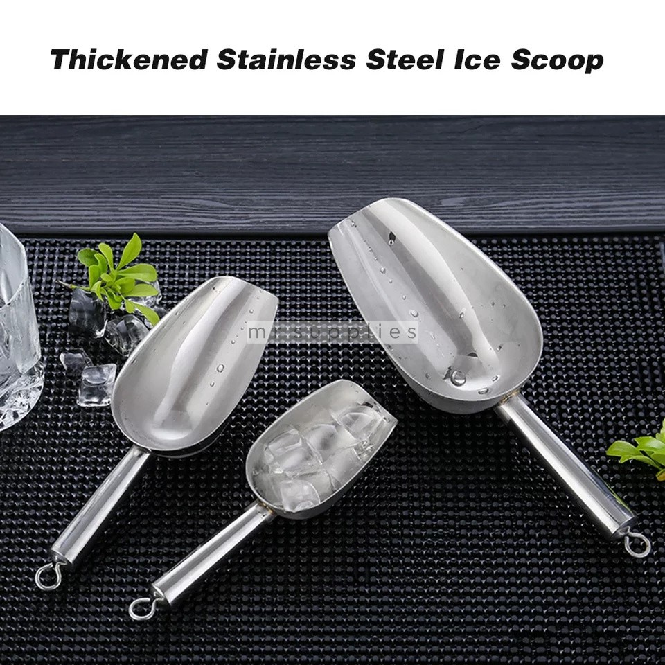 Jual Sekop Es Batu / Tepung / Gula - Ice Shovel Stainless Steel ...