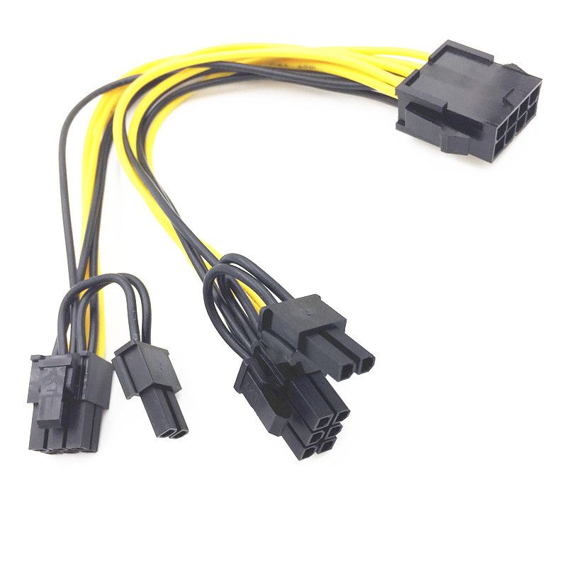 Jual KABEL SPLITTER 8 PIN TO DUAL 6+2 PIN ( 8 PIN ) KABEL PCIE SPLITTER ...