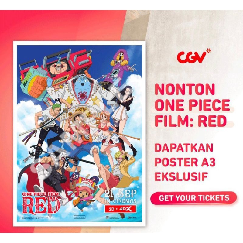 Jual poster one piece cgv | Shopee Indonesia