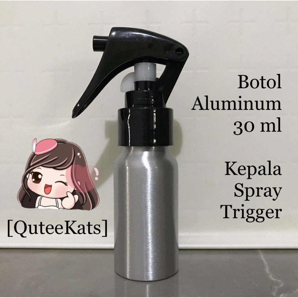 Jual Botol Aluminium 30ml 50ml 100ml 250ml 500ml Spray Pump Ulir ...