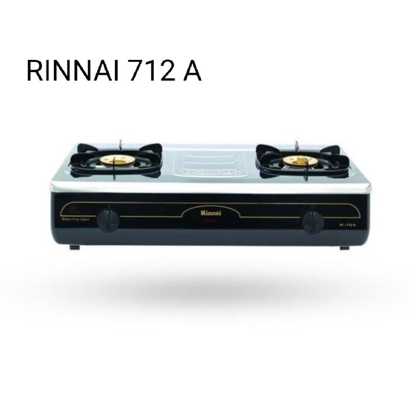 Jual RINNAI : RI-712A KOMPOR GAS 2 TUNGKU API BESAR BODI STAINLESS RI ...