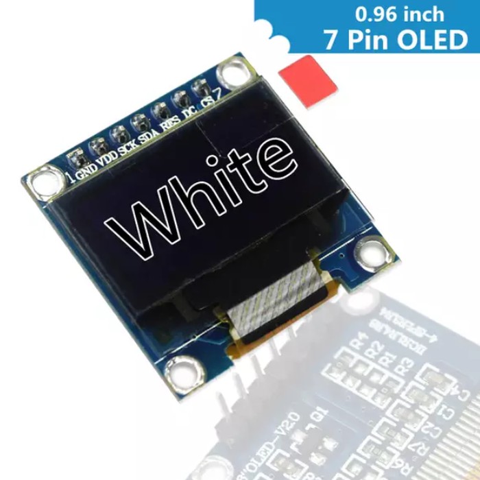 Jual oled 0.96 Inch SPI Arduino Uno 0.96" 128x64 3-5v display White ...