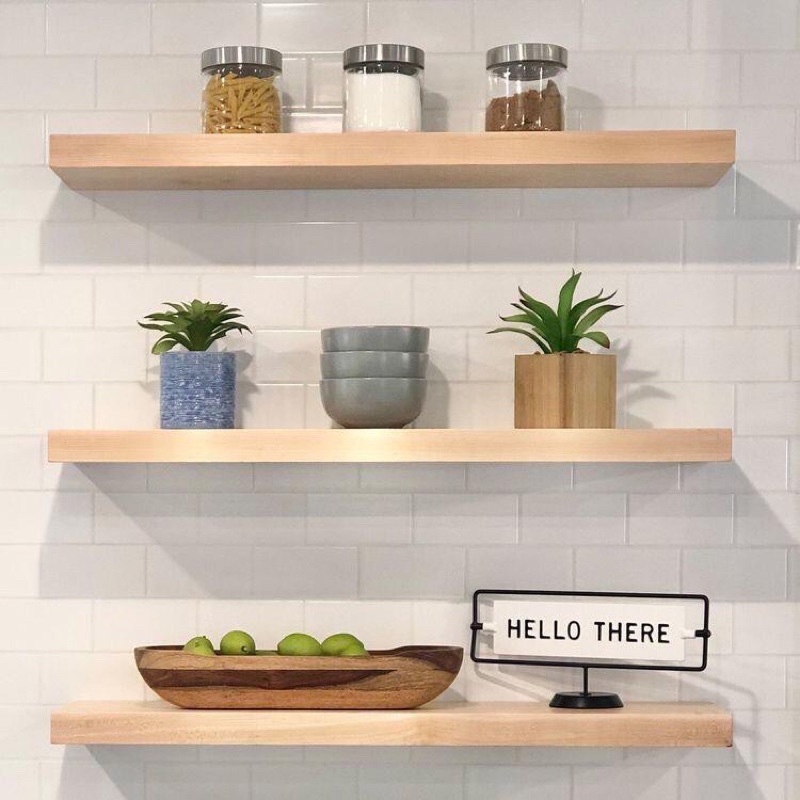 Jual FLOATING RAK AMBALAN GANTUNG DEKORASI ESTETIK FLOATING RAK AMBALAN ...