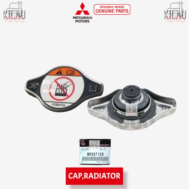 Jual Tutup Radiator Mitsubishi Xpander Mirage Grandis MR597126 | Shopee ...