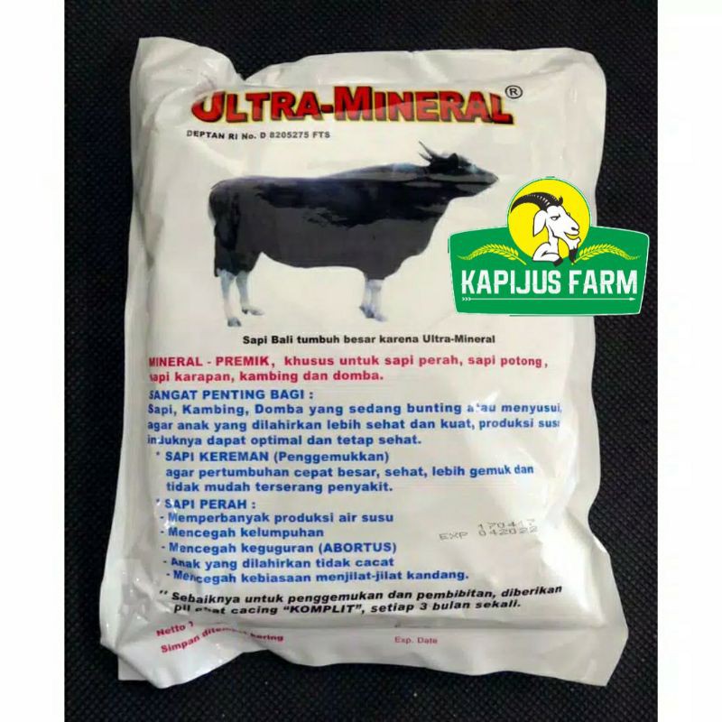Jual Ultra Mineral / Mineral Premix Vitamin untuk Domba Kambing Sapi ...