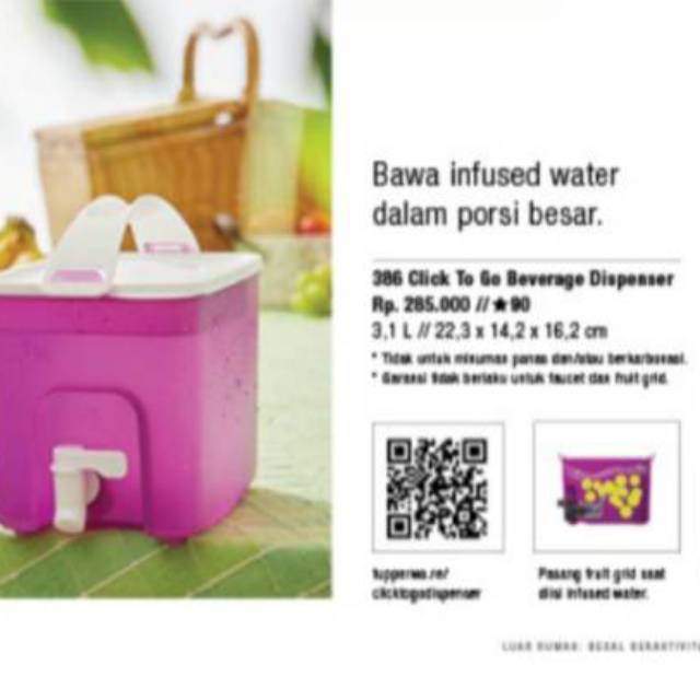 Jual CLICK TO GO BEVERAGE DISPENSER | Shopee Indonesia