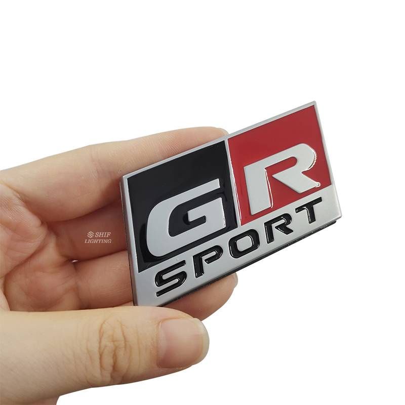 Jual Logo Emblem GR SPORT Mobil Toyota Gazoo Racing Bahan Metal Tulisan ...