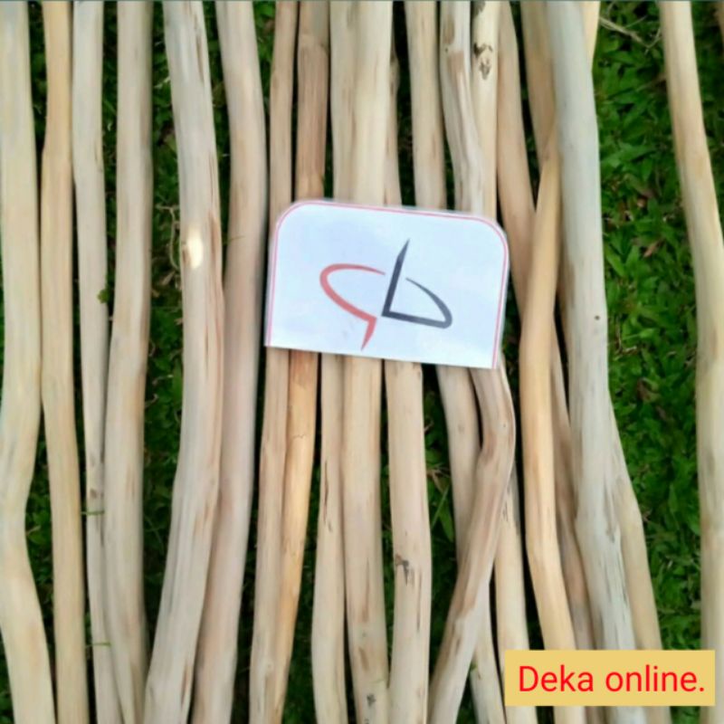 Jual Ranting kayu jati jawa kupas (teak wood branch) untuk kerajinan ...