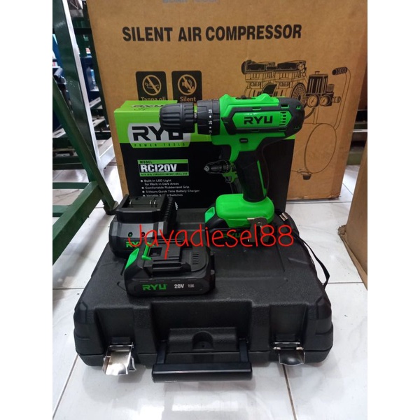 Jual Mesin Bor Cordless 20V Impact Drill Ryu RCI 20V | Shopee Indonesia