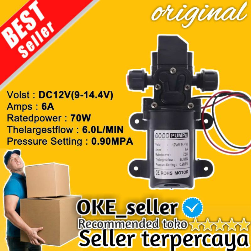 Jual Pompa mini mesin steam murah | pump dc | alat steam | alat semprot ...