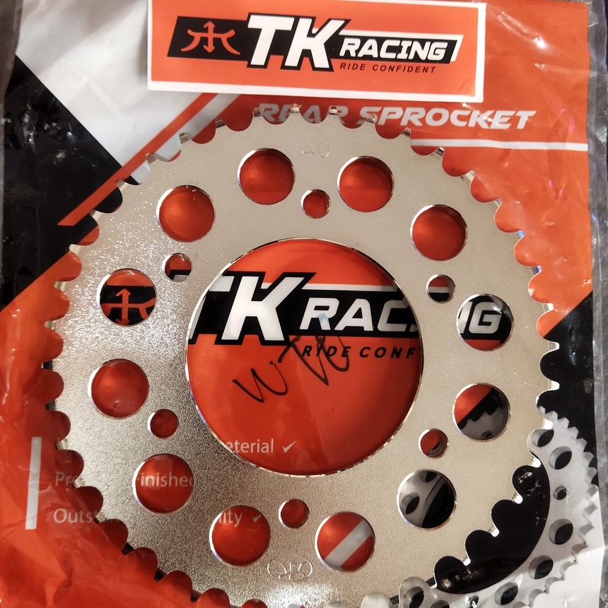 Jual TK Racing Gear Belakang 428 Vixion Old New NVA NVL Scorpio MX King ...