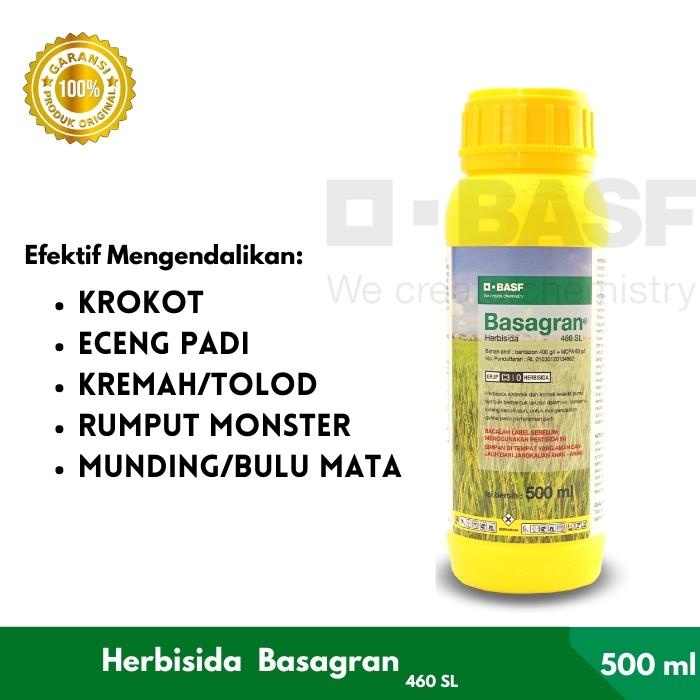 Jual Obat Rumput Teki [Racun Rumput]-Herbisida Sistemik Padi Basagran ...