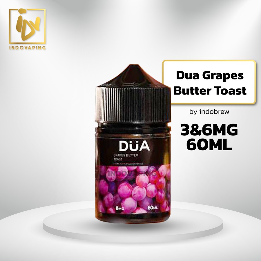 Jual Liquid Vapor Vape - Dua Grapes Butter Toast 60ml By Indobrew ...