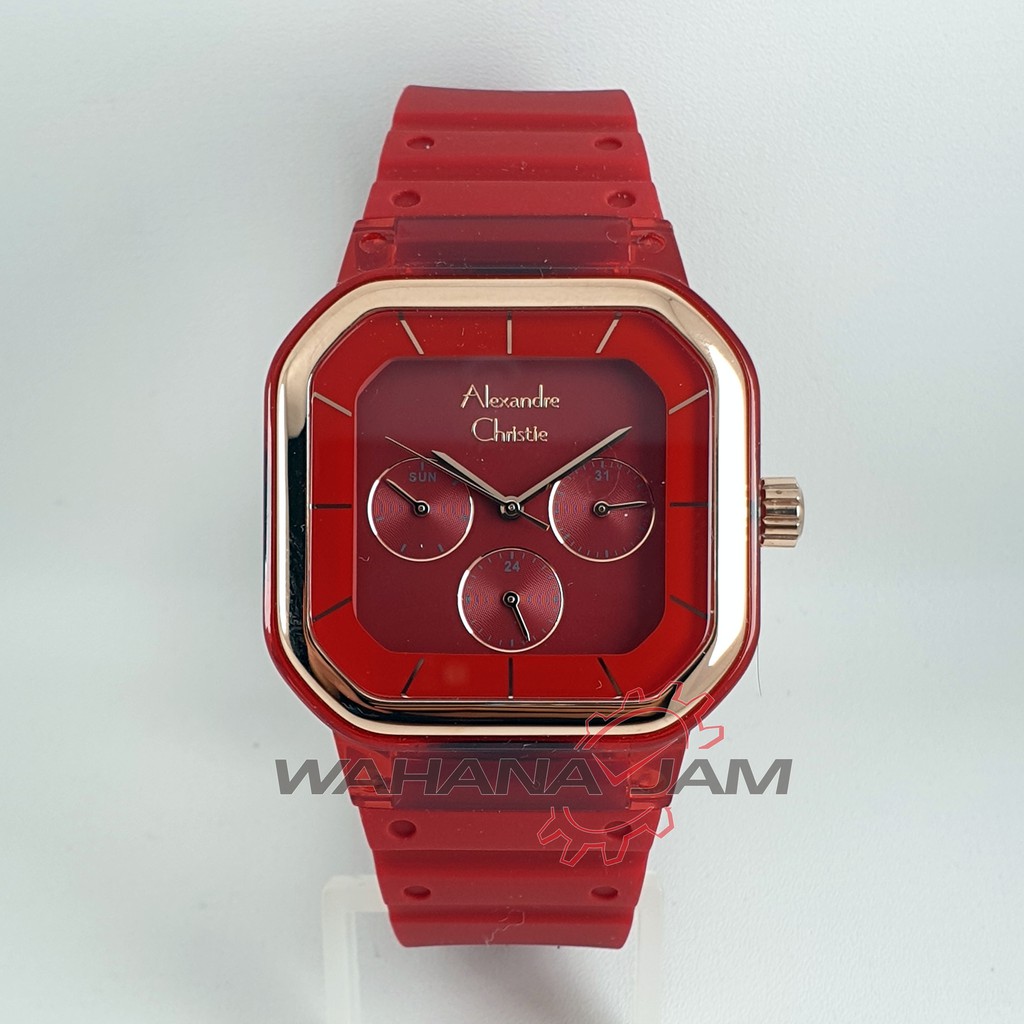 Jual Alexandre Christie AC 2811 BF/ Jam Tangan Wanita AC2811 Karet ...