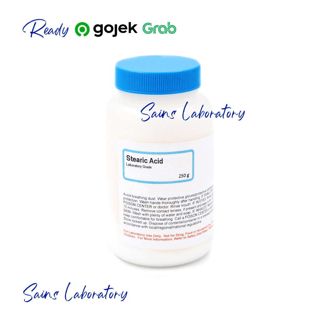 Jual Stearic Acid Asam Stearat Steric Acid Asam Oktadekanoat 250 gr ...