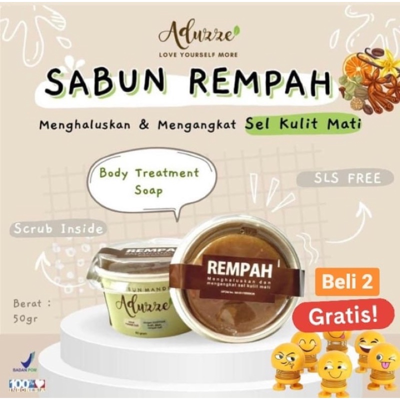 Jual SABUN ADUZZE HERBAL, SABUN BATANG MENGHALUSKAN KULIT DAN ...