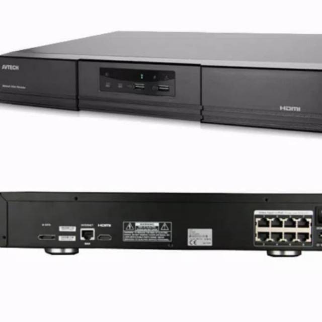 Jual NVR AVTECH 8CH AVH-408 POE SUPPORT | Shopee Indonesia