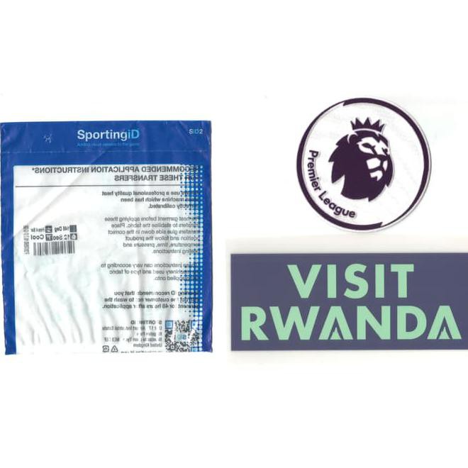 Jual Patch Visit Rwanda + Premier League Standard. 3Rd Jersey. Original ...