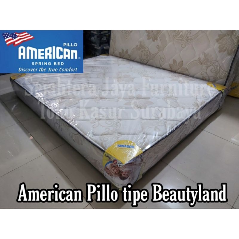 Jual (KHUSUS JAWA TIMUR) PROMO Springbed American Pillo ASLI Beautyland ...
