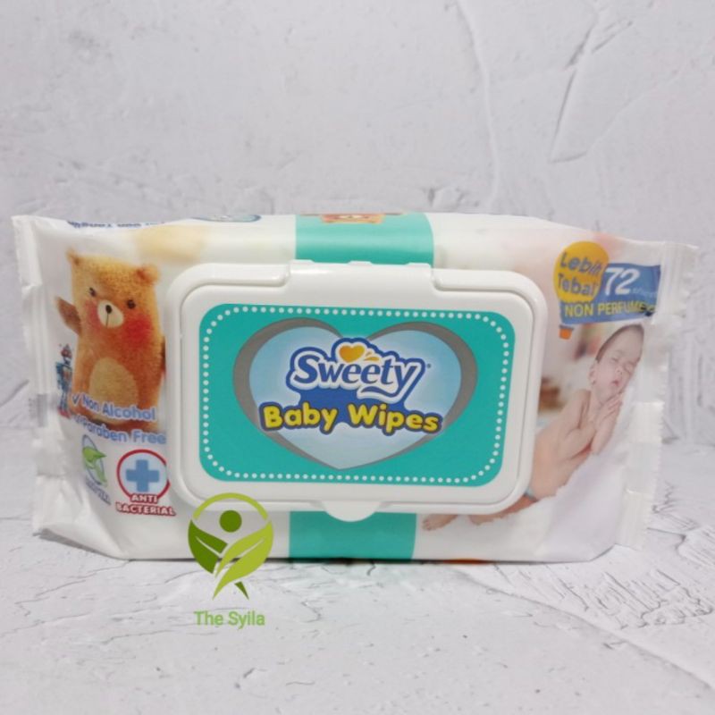 Jual SWEETY Tissue Basah non perfumed / Tissue Basah Sweety Non Parfum ...