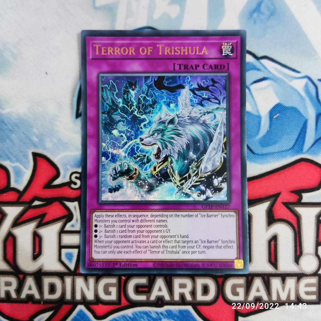 Jual yugioh terror of trishula GFTP ultra rare original | Shopee Indonesia