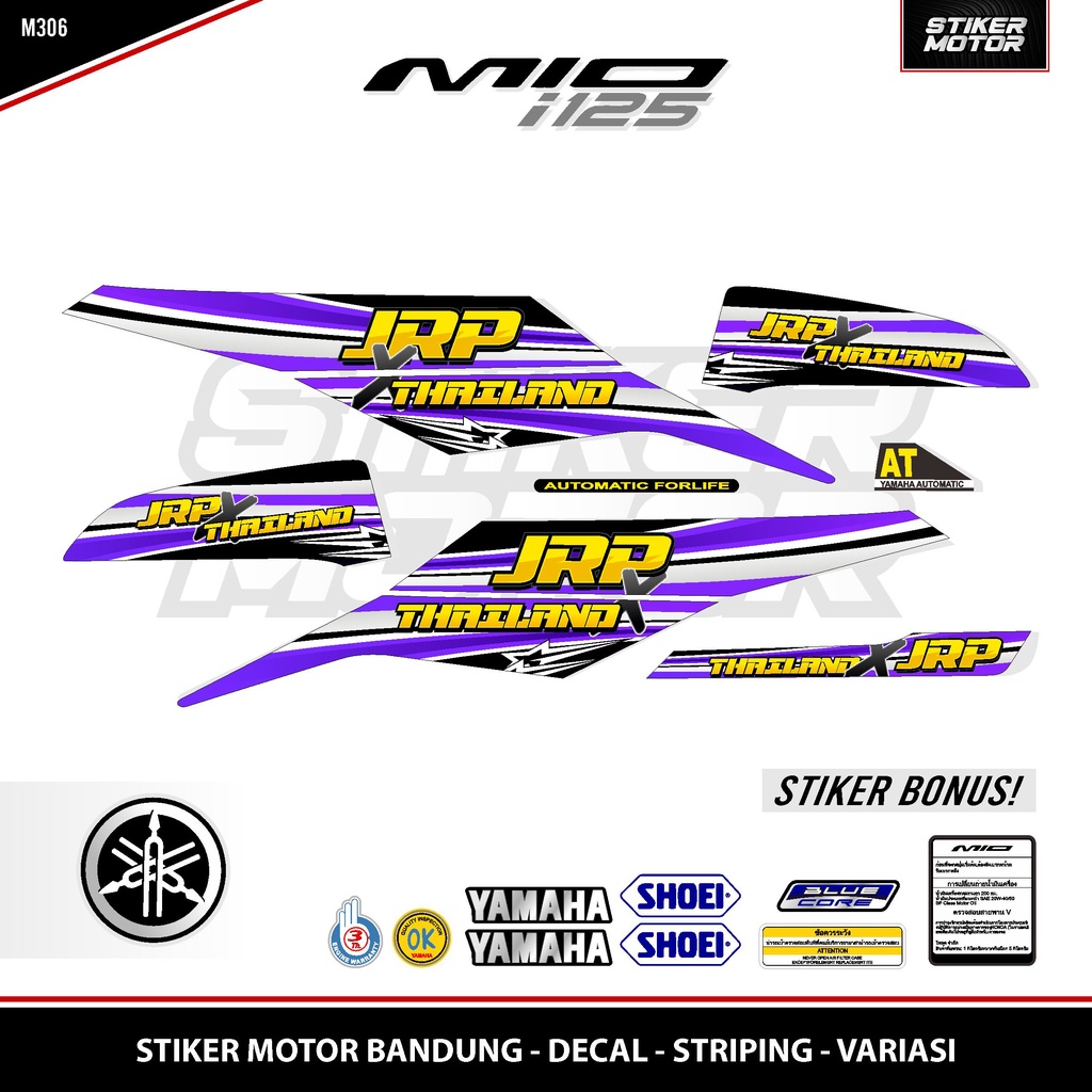Jual STRIPING MIO i 125 / MIO M3 / MIO Z / MIO 125 / STICKER / STIKER ...