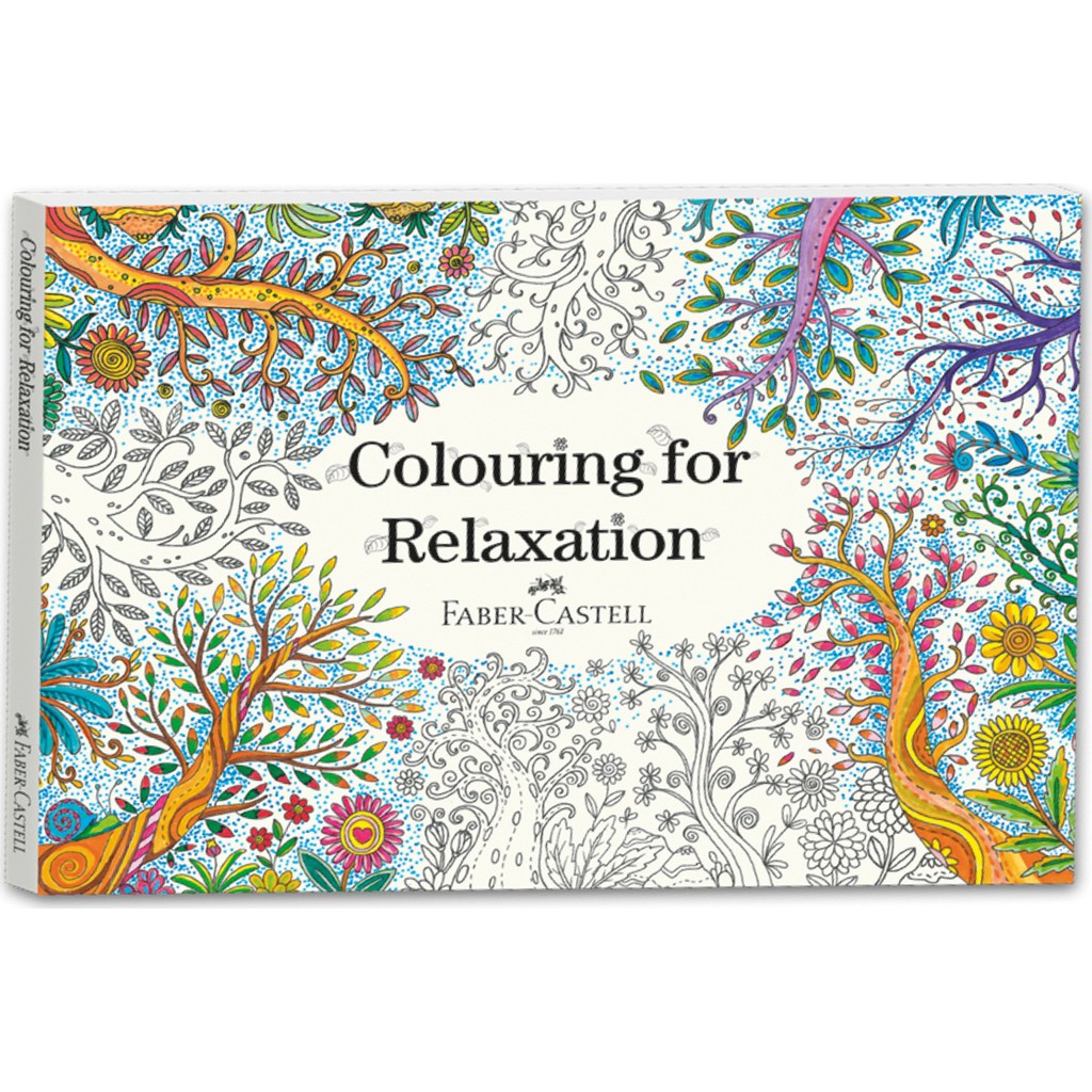 Jual Buku Mewarnai Faber Castell Colouring For Relaxation - Adult ...