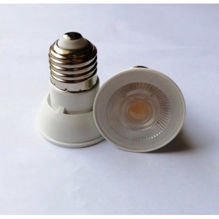 Jual LAMPU HALOGEN SPOTLIGHT LED 7WATT FITTING E27 5 WATT COB SOROT 7W LAMPU SPOT LIGHT TUSUK 7W ...