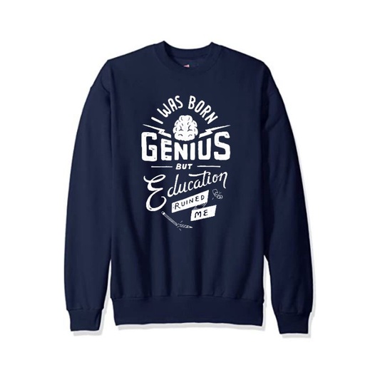 Jual Sweater Sablon( Genius) | Shopee Indonesia