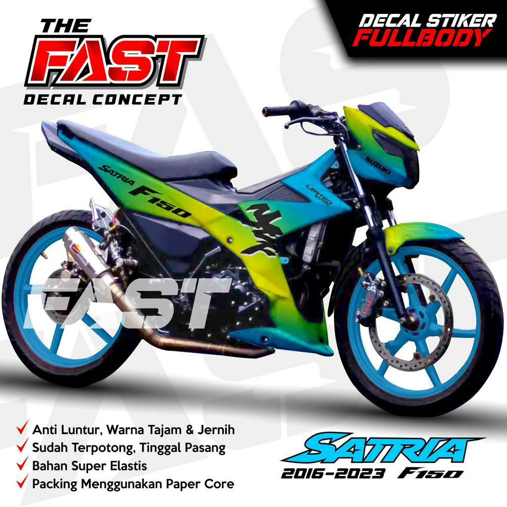 Jual TERBARU Decal Satria FU 150 Stiker Variasi Motor Satria F150 Full ...