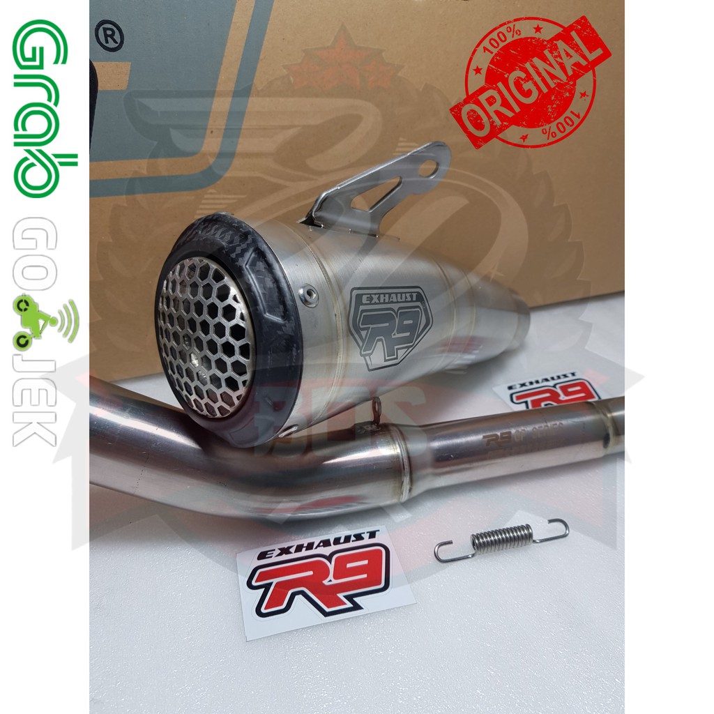Jual knalpot R9 GP SS SERIES CBR 250 RR NINJA 250 FI MT25 R25 NINJA FI ...