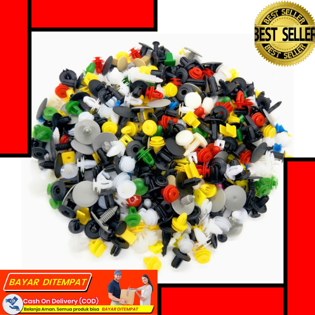 Jual PAKU BAUT BODY MOBIL PLASTIK KLIP RIVET PASTI MURKLIP BEMPER ...
